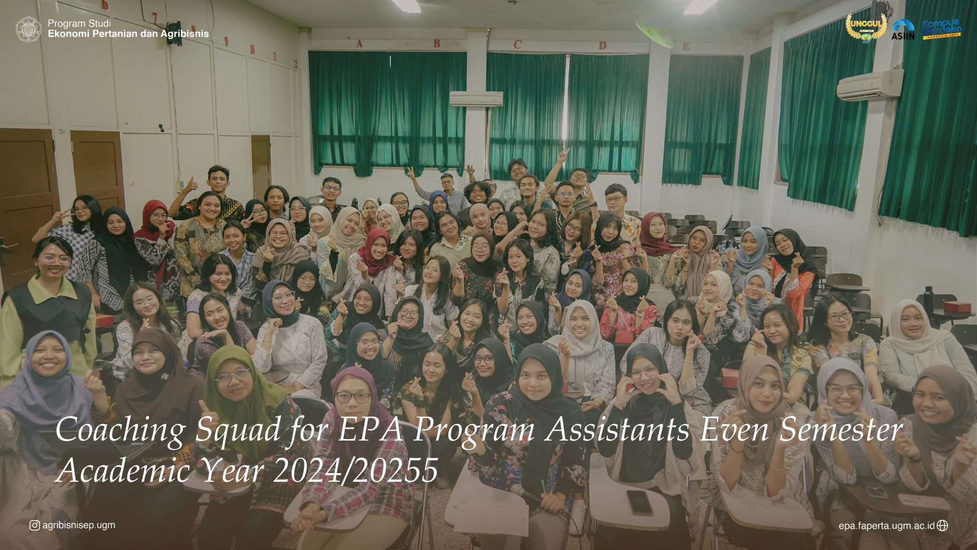 Coaching Squad for Practicum Assistants of EPA Study Program for Even ...